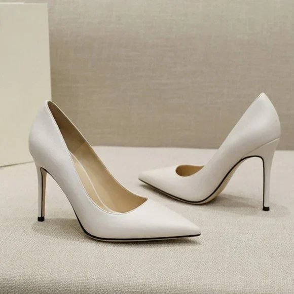 Shoes | New Leather Sexy Pointy Shallow High Heels | Poshmark